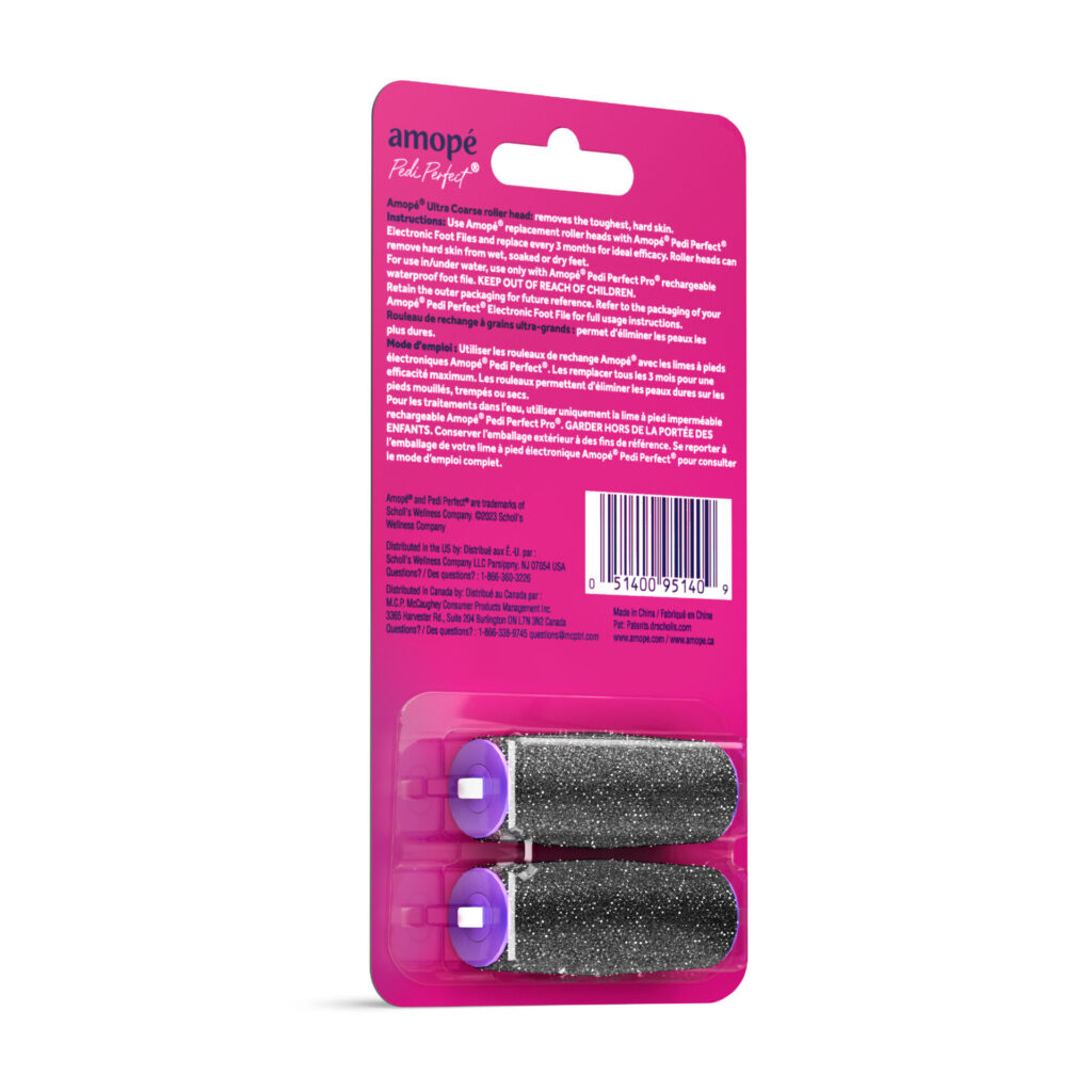 Amopé® Pedi Perfect™ Electronic Foot File Refills, Ultra Coarse Refills ...